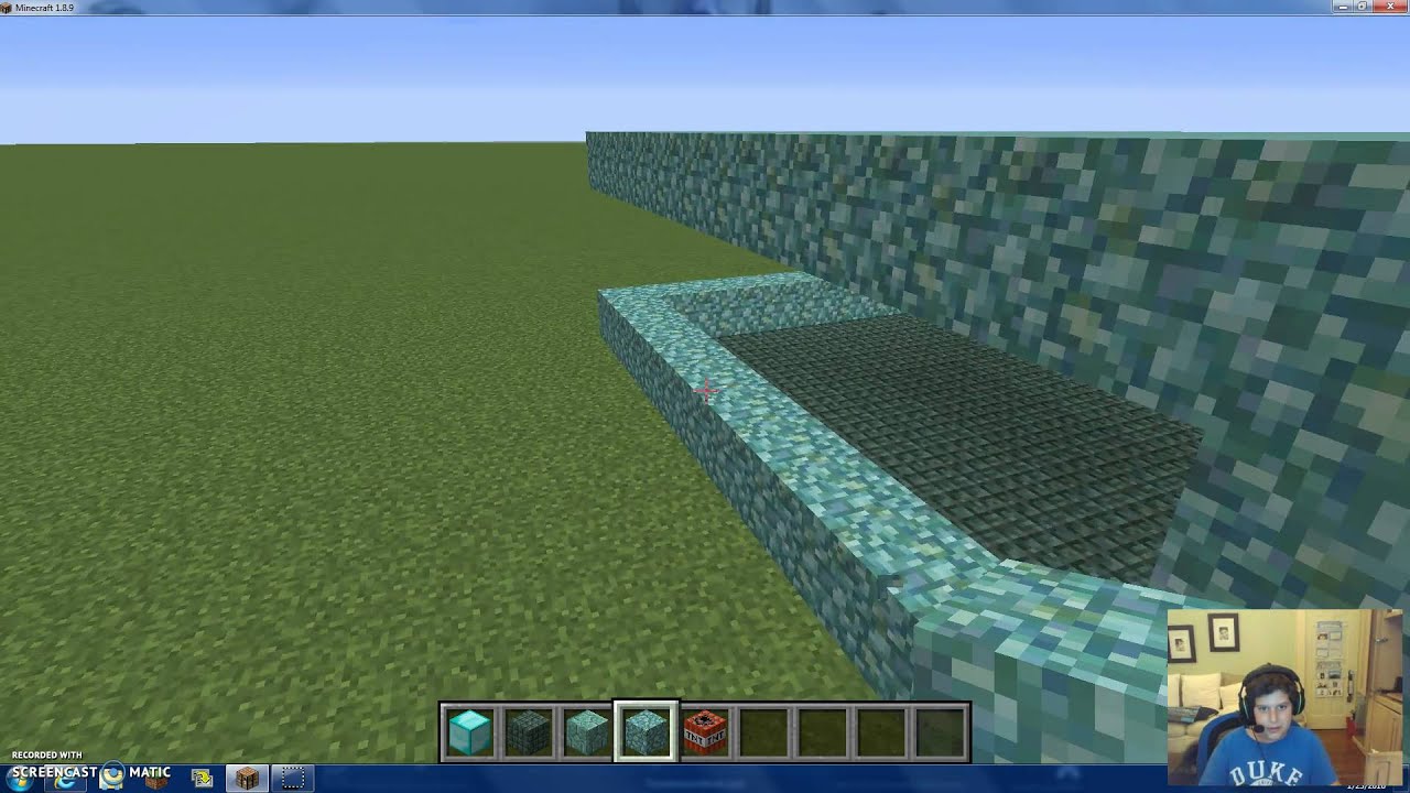 Minecraft How to builld!!! The House BLUE AWESOMENESS!!! - YouTube