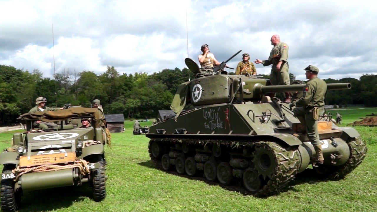 WW2 M4 Sherman Tank Crew - YouTube