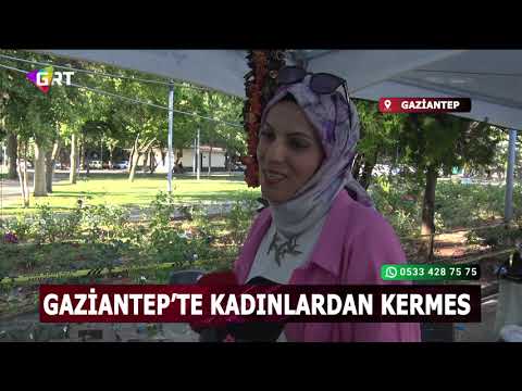 Gaziantep’te kadınlardan kermes