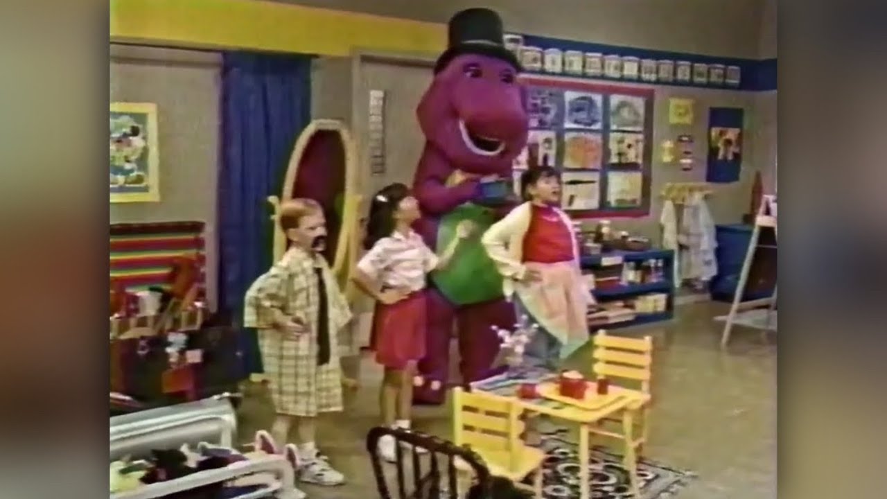Barney & Friends: (S1E1) The Queen of Make Believe [1992] - WTVS (PBS ...