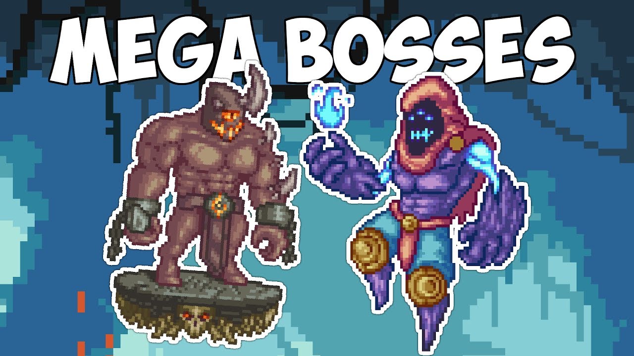 Terraria MEGA BOSSES - 8 Spirit Mod Boss Fights! - YouTube