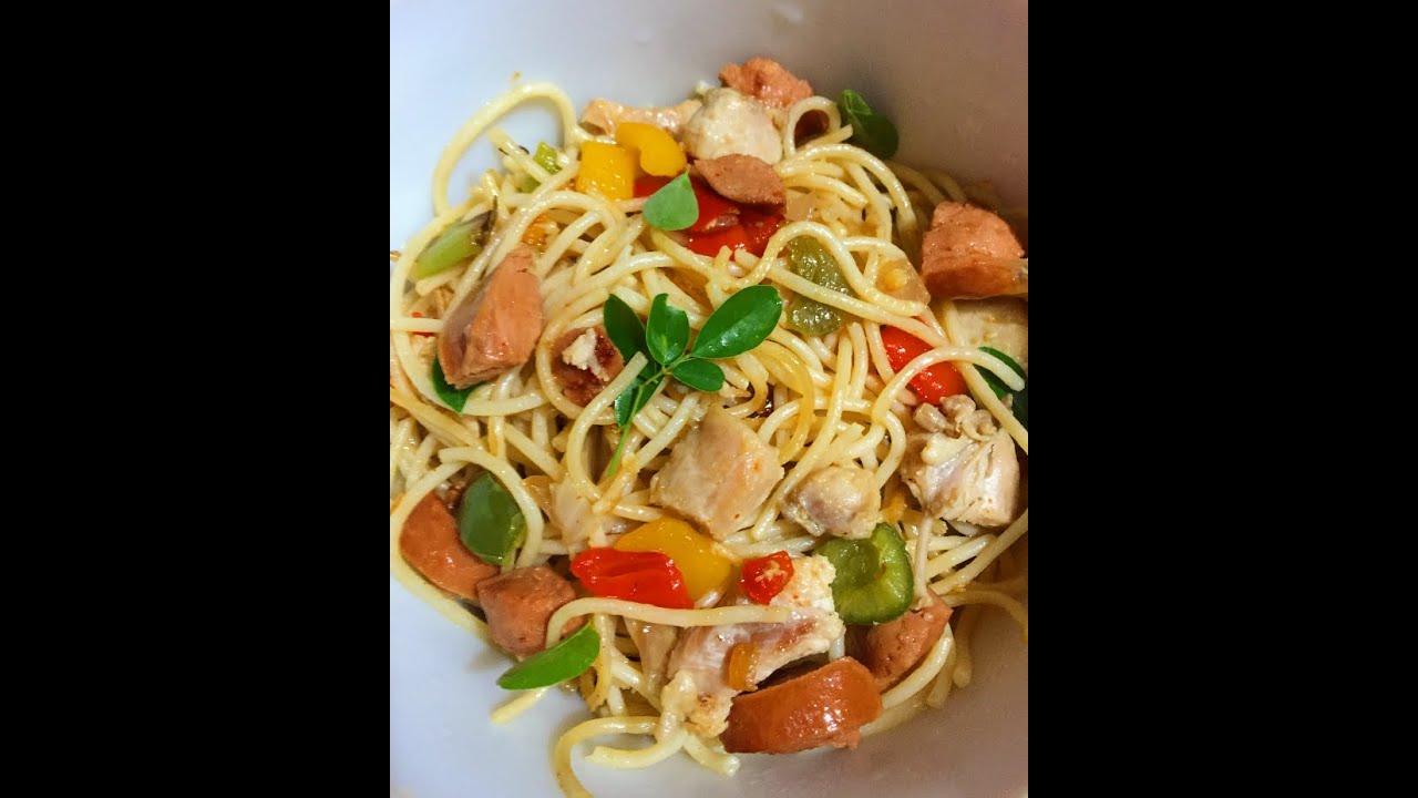 How to cook spaghetti lo mein | Chinese food - YouTube