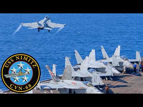 USS Nimitz (CVN-68) | Flight Operations in the Pacific Ocean