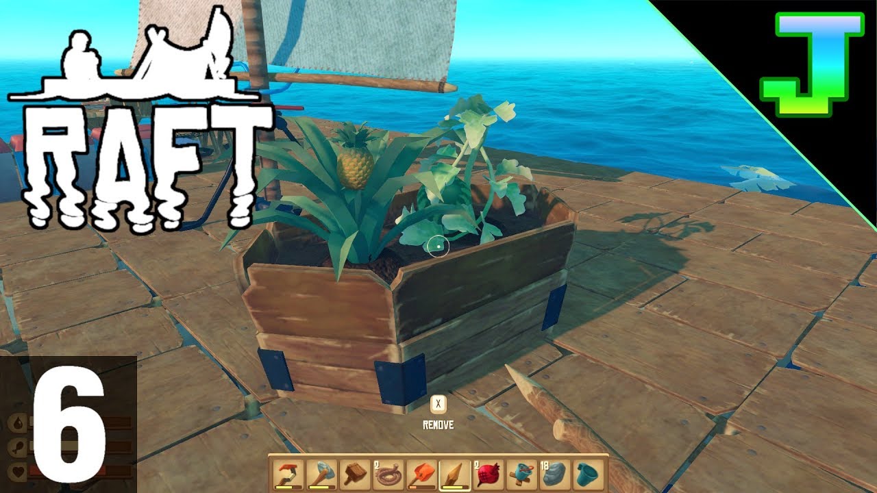 Raft: Part 6 - Forge! Big Crop Plot Scarecrow and more! | Update 9.05 ...