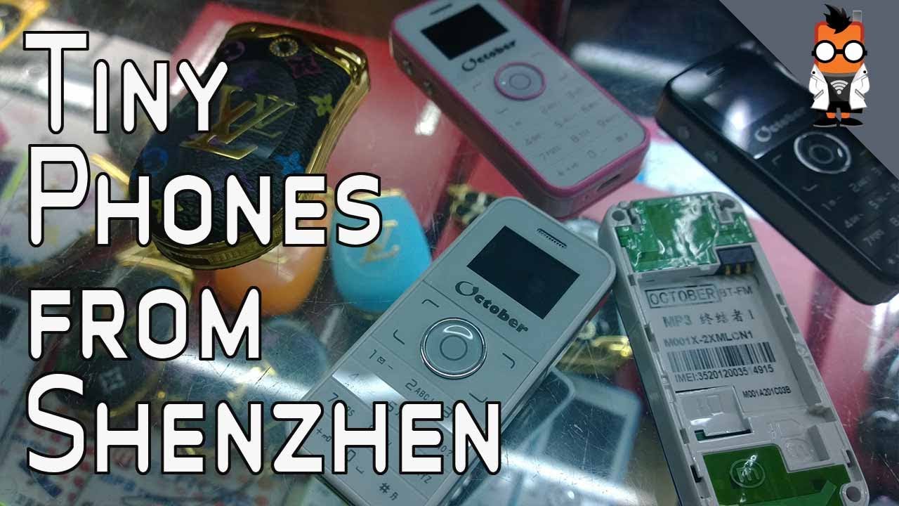 Shenzhen Mini Phones - A Look at Cheap Chinese Handsets - YouTube