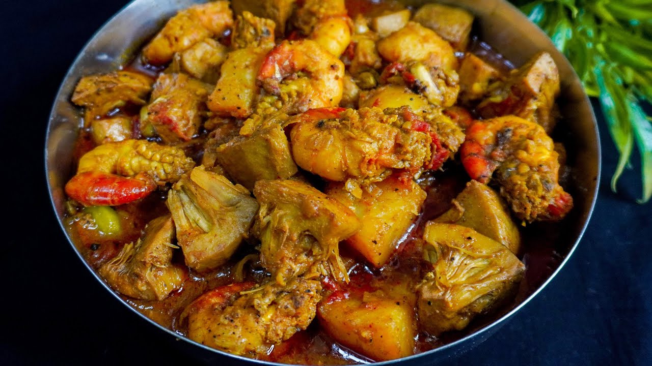 Echor Chingri Recipe | অনুষ্ঠান বাড়ির মতো স্বাদে বানান এঁচোড় চিংড়ি ...