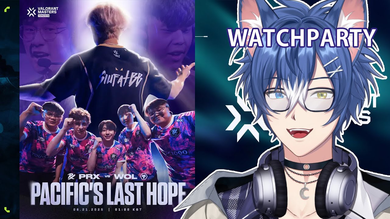 【PRX vs WOL】Watch Party - Valorant Masters Toronto - Playoffs Day 6 #VCTWatchParty - YouTube