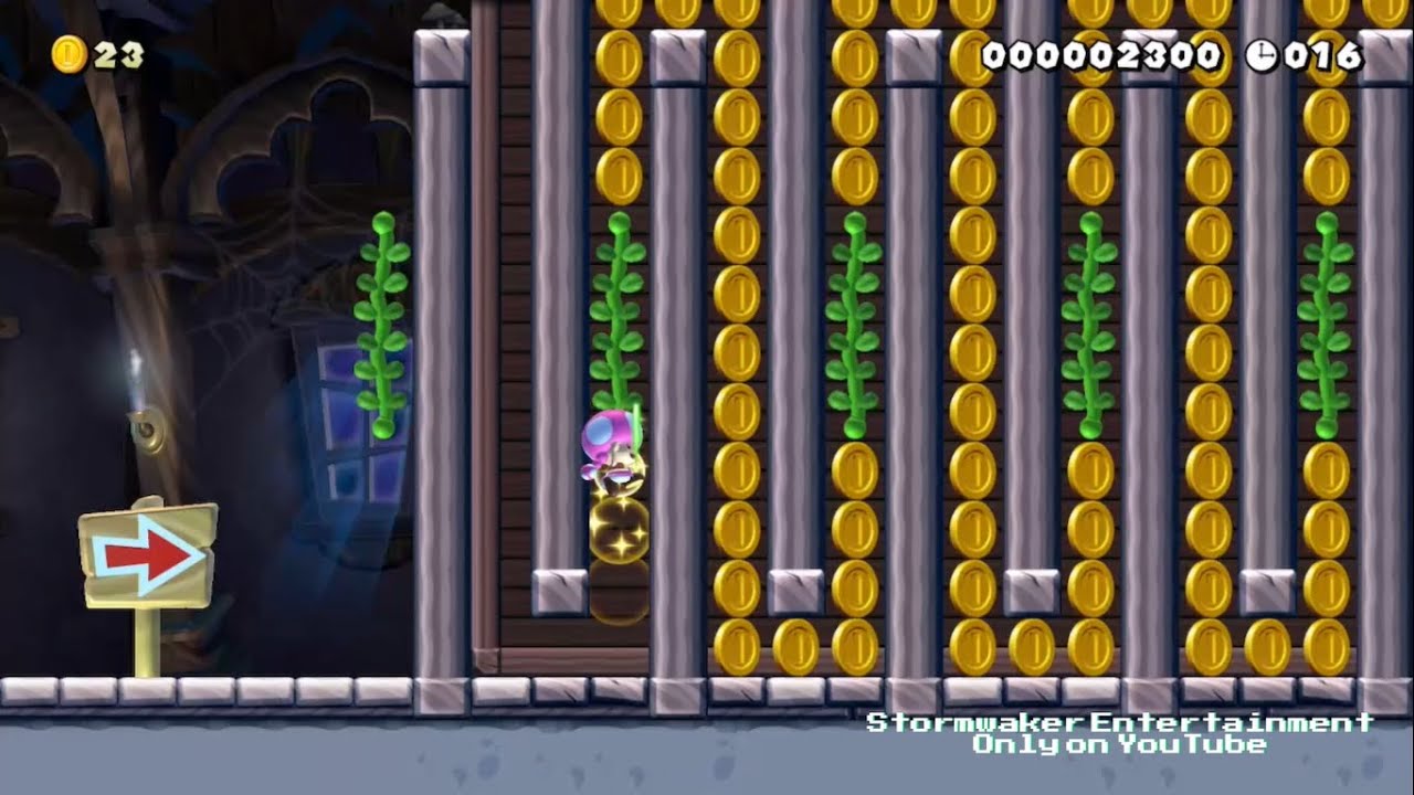 20-Second Sideways Maze - Super Mario Maker 2 - YouTube