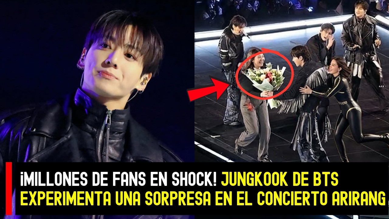 ¡Millones de fans en shock! Jungkook de BTS experimenta una sorpresa en ...