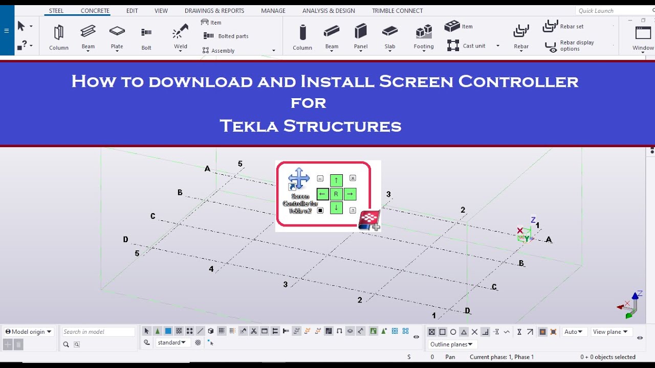 How to download and Install Screen Controller for Tekla Structures ...