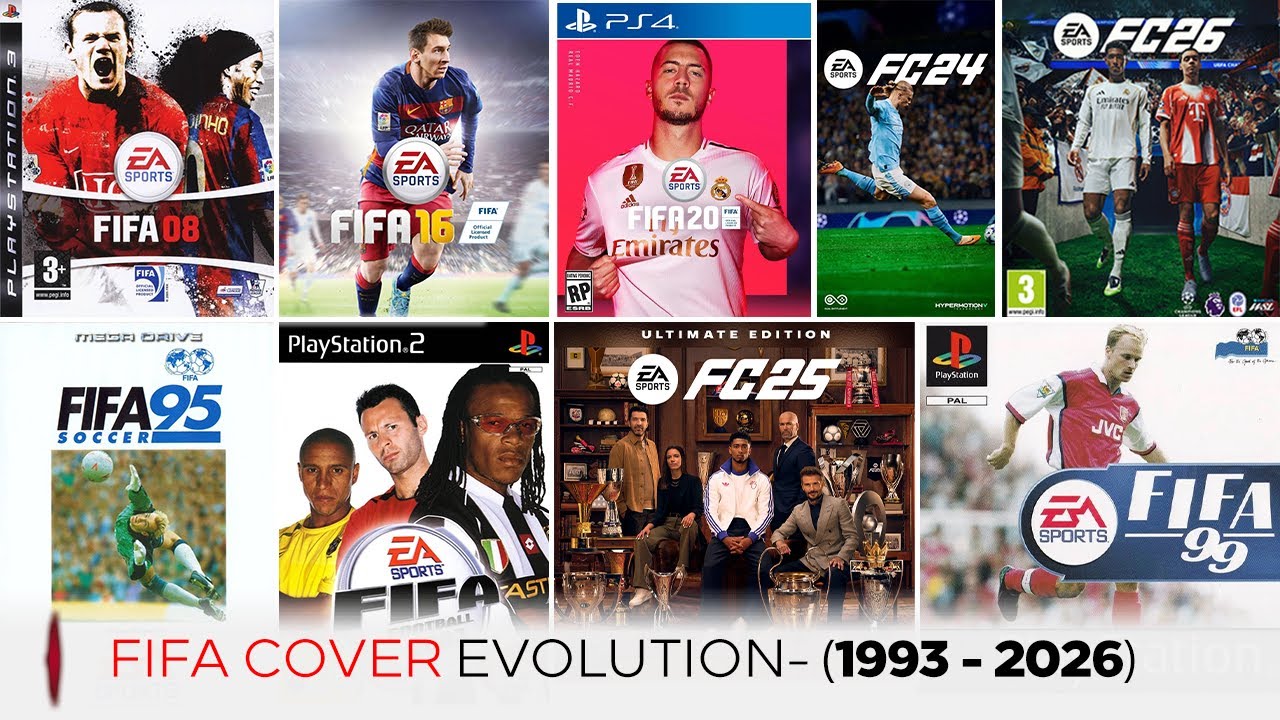 EA FIFA Cover Evolution | 1994 - 2026 - YouTube
