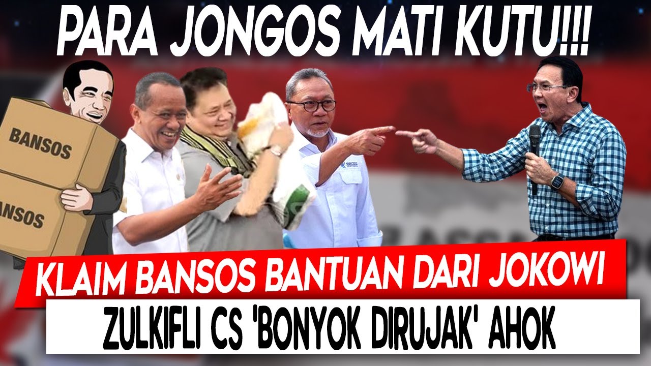 Para 'Jongos' Mati Kutu Klaim Bansos Bantuan Dari Jokowi, Zulkifli Hasan CS 'Bonyok Dirujak ...