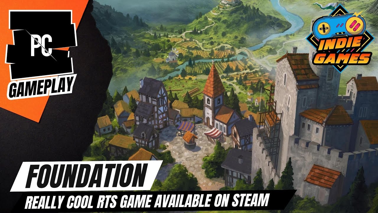 Foundation - Amazing Indie RTS Game - PC 4K - YouTube