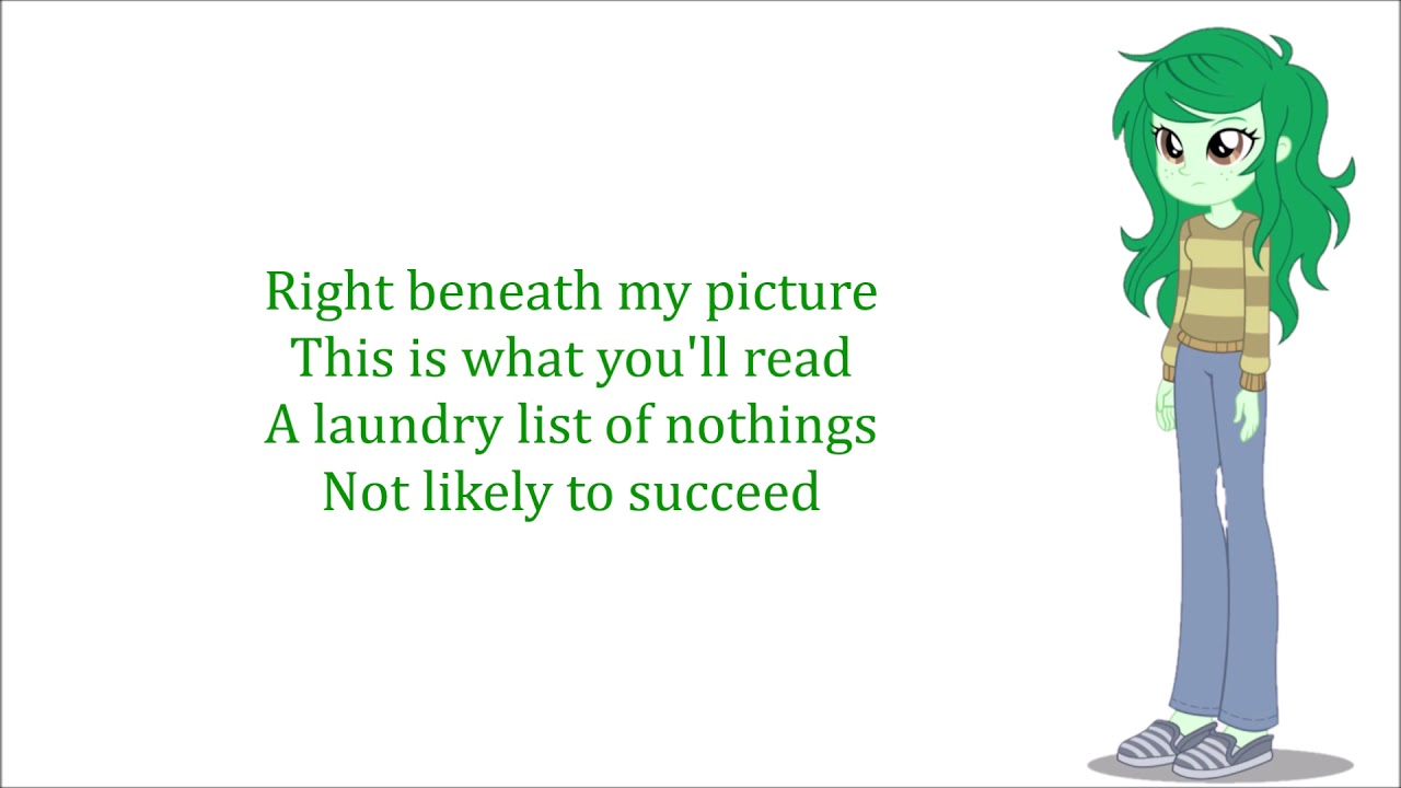 My Little Pony - Equestria Girls Invisible Lyrics - YouTube