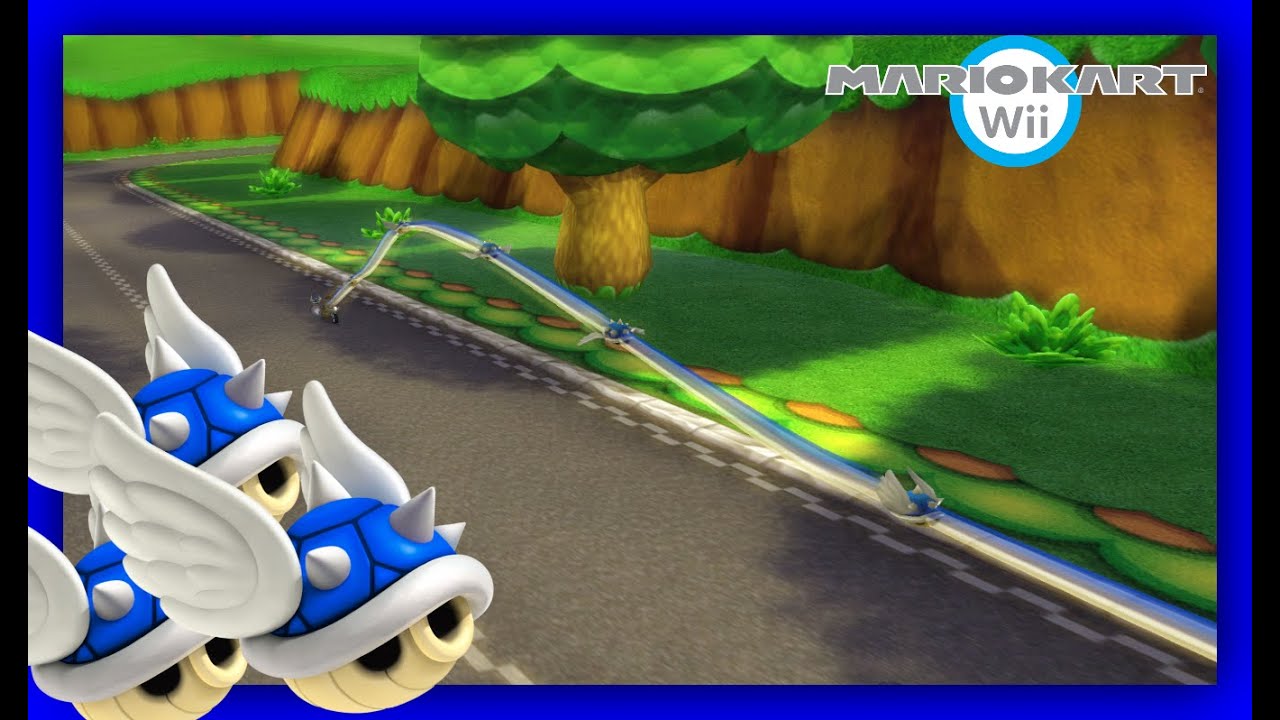 Mario Kart Wii, but it's INFINITE BLUE SHELLS - YouTube