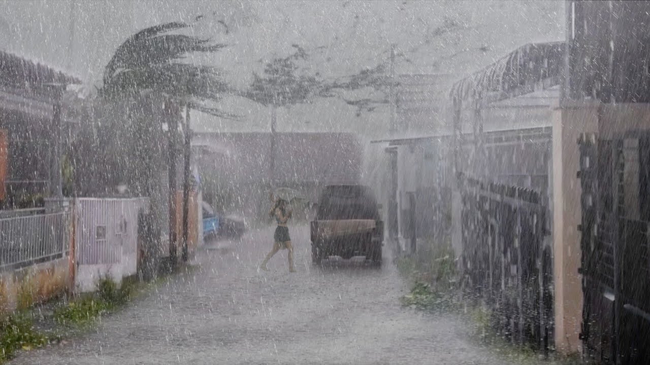 SCARY! THE CRAZIEST RAIN STORM AND WIND IS NOW COMING TO DESTROY THE ...