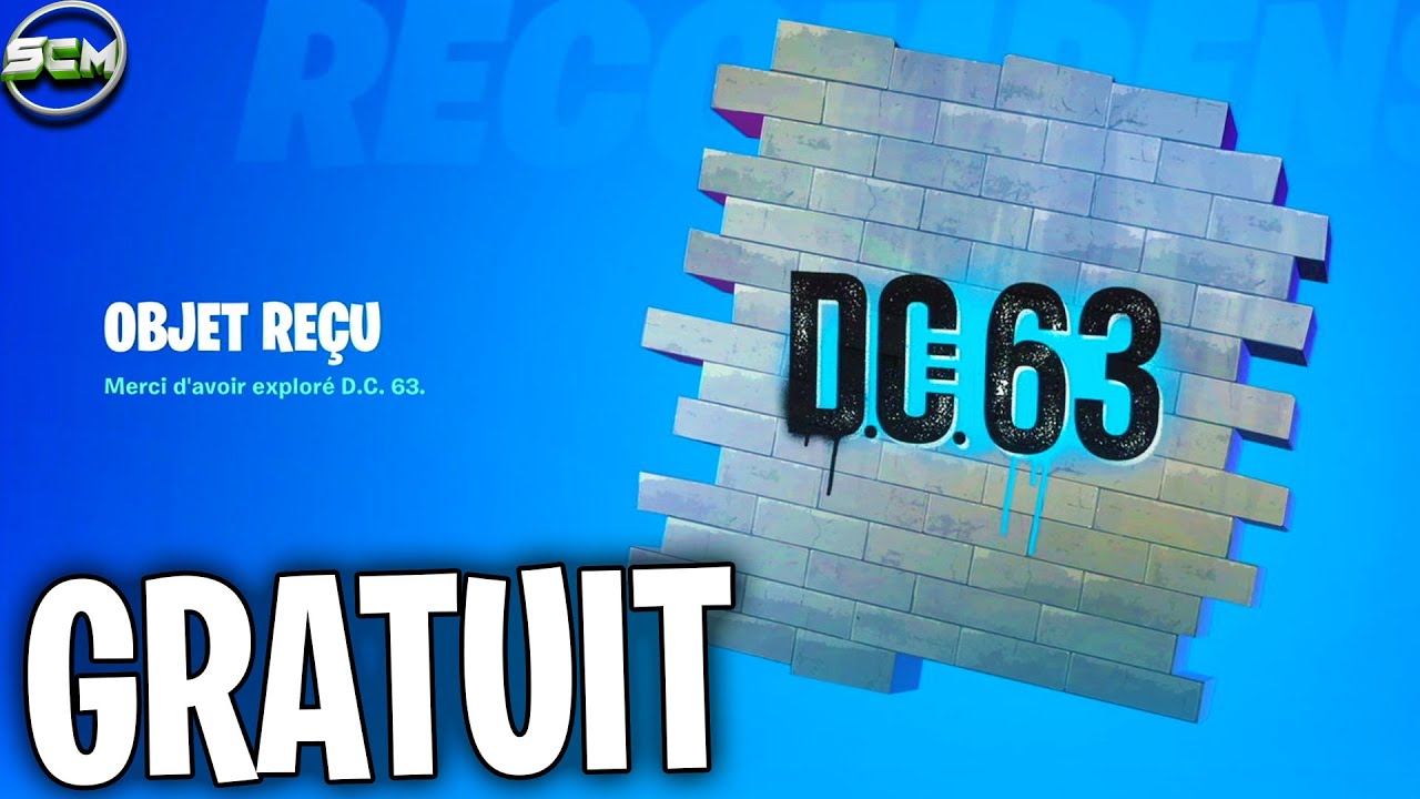 COMMENT AVOIR L'AÉROSOL DC 63 SUR FORTNITE, CADEAUX FORTNITE, AÉROSOL ...