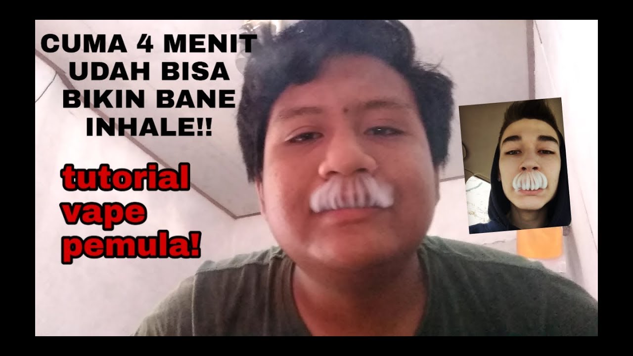 CUMA 4 MENIT BELAJAR BANE INHALE VAPE TRICK!!(Kumis pak Raden) - YouTube