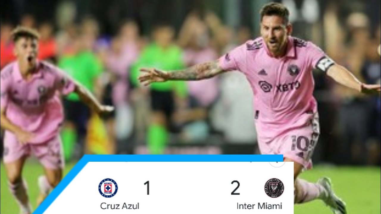 Cruz Azul vs Inter Miami 1-2 - YouTube