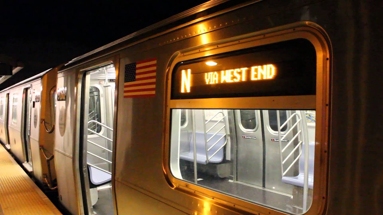 NYC Subway Special: Bay Parkway bound R160 N train at 55 St - YouTube