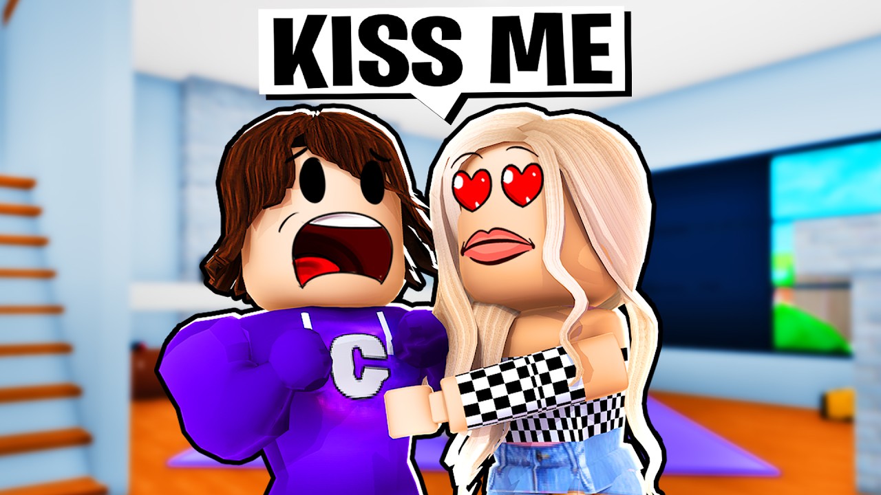 My Stepsis Tried To Kiss Me In Roblox Youtube