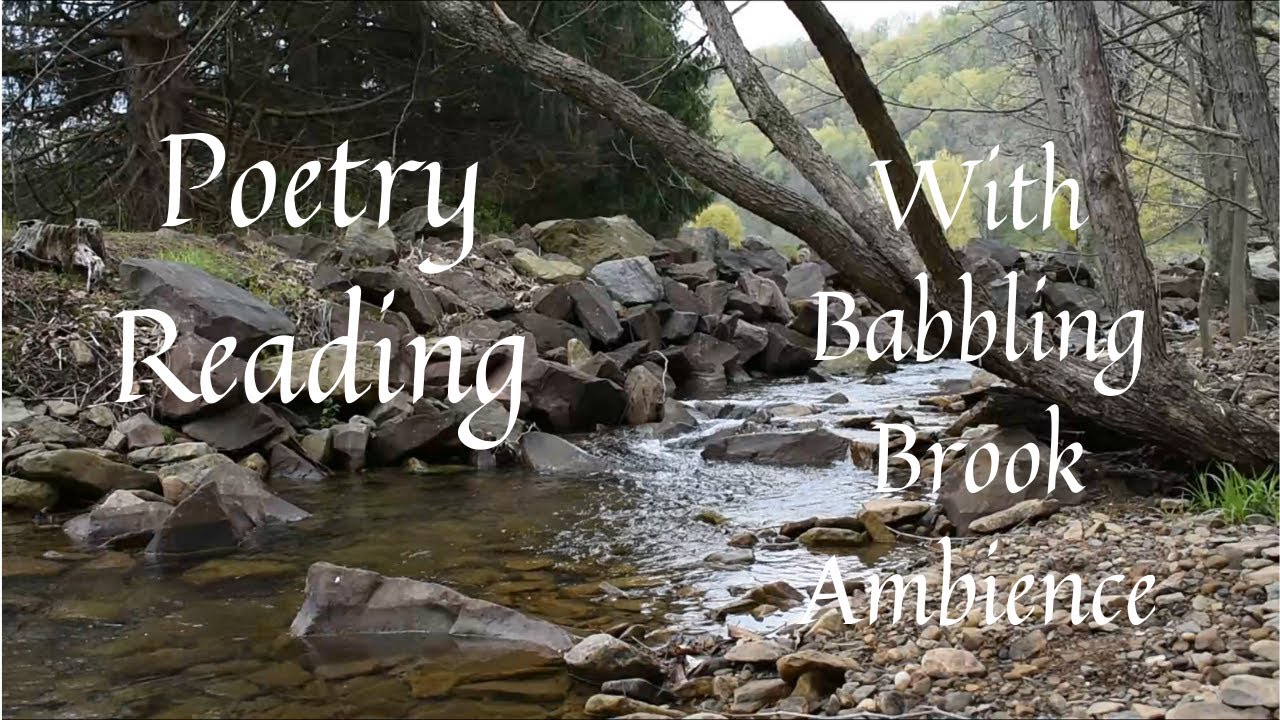 Poetry by the stream (Deep Soft Spoken Male Whisper) Reading ASMR - YouTube