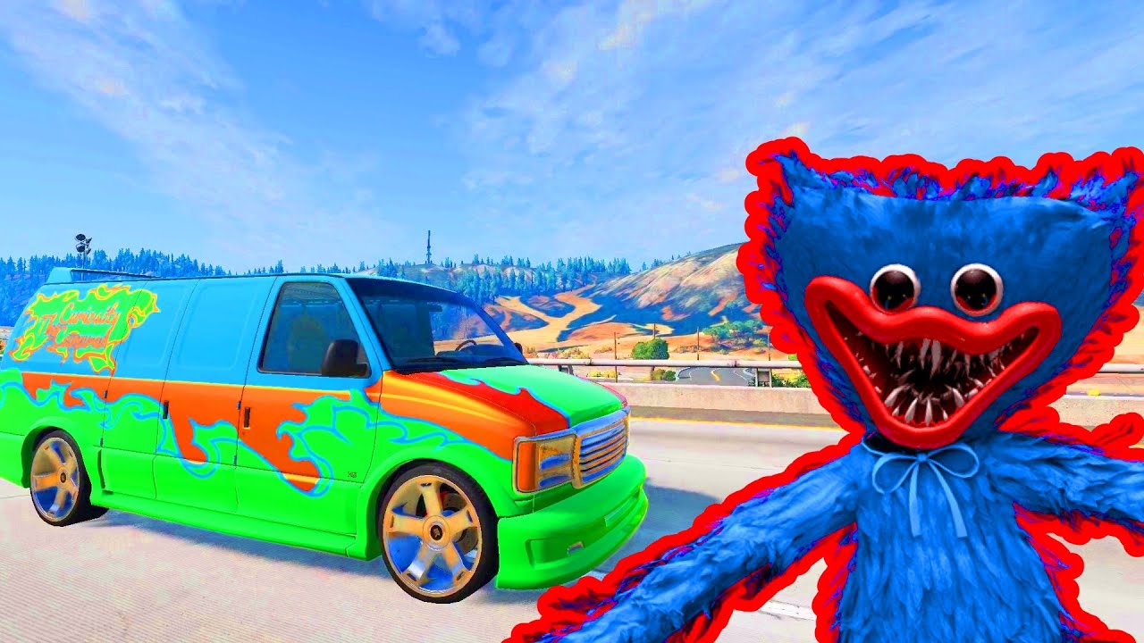 Escape From The Huggy Wuggy (Scream At The End) Car Ride Chase - Beamng ...