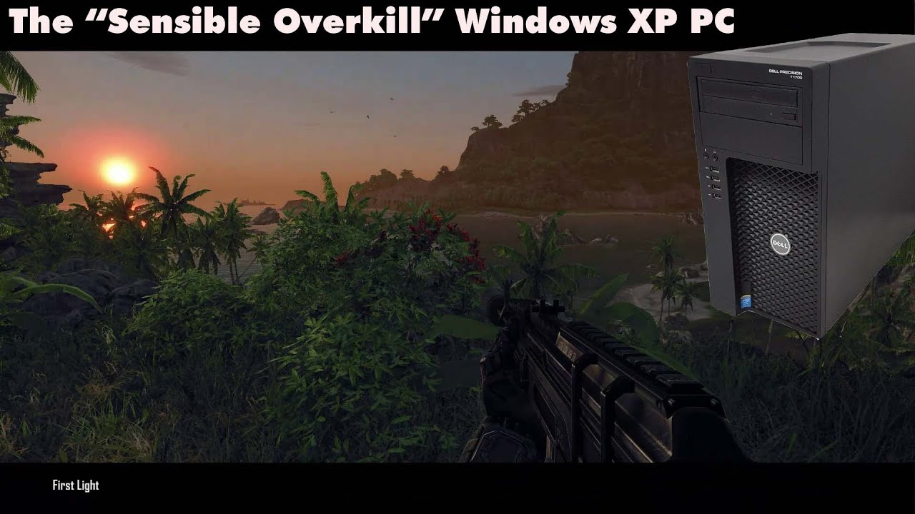 The "Sensible Overkill" Windows XP PC - It Runs Crysis on High! - YouTube