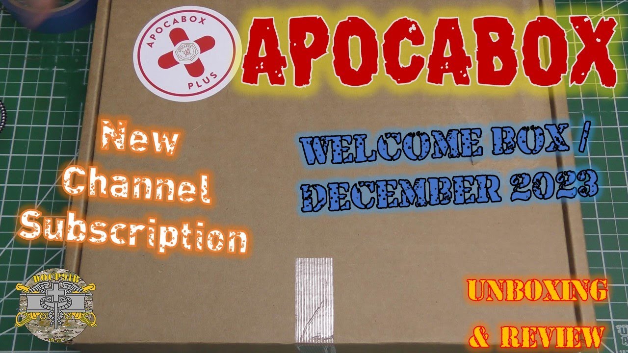NEW CHANNEL SUBSCRIPTION Apocabox Plus - Welcome Box / December 2023 ...