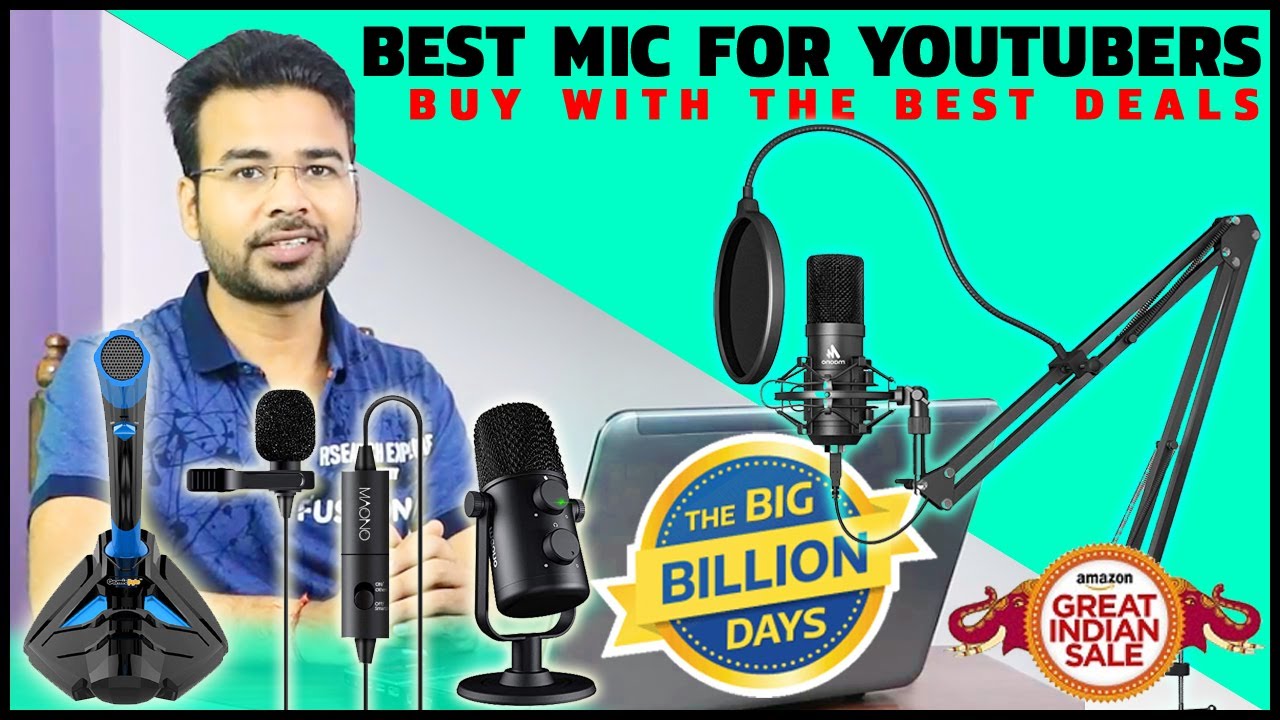 Best Mic for YouTube videos | Best deals on Amazon Prime Day Sale and ...
