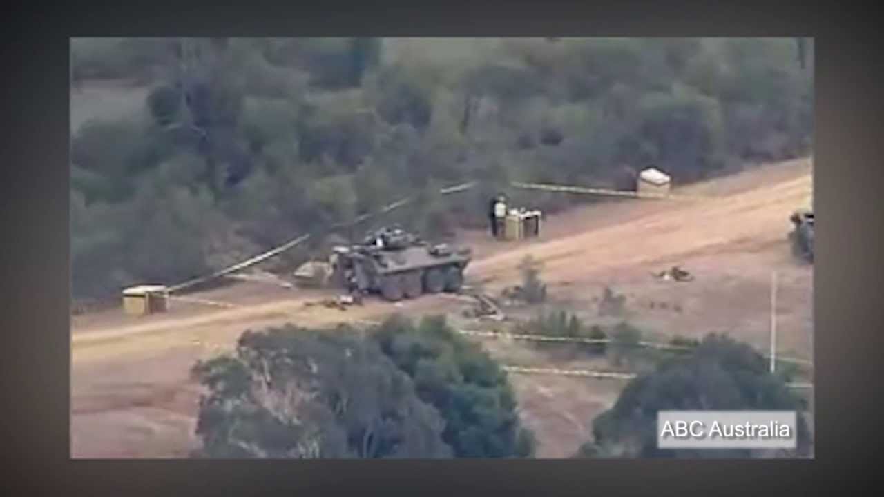 Ten people hurt in Victoria army base tank crash - YouTube