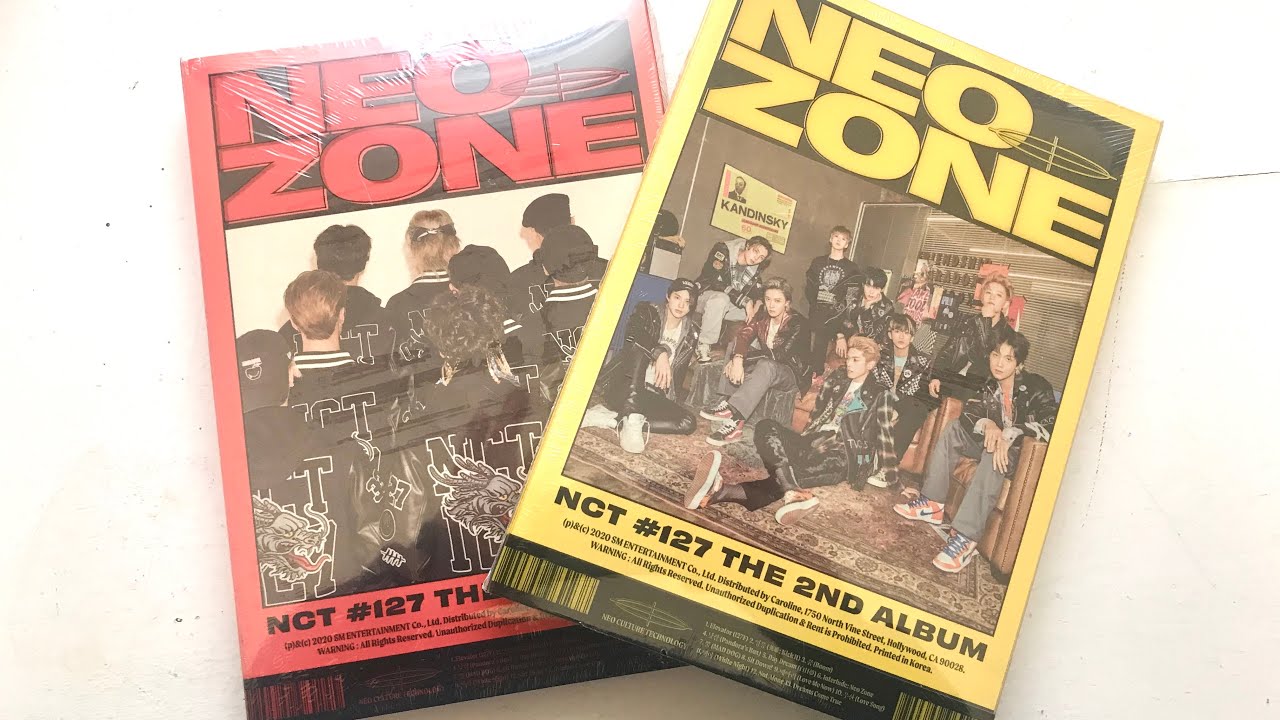 nct 127 neo zone the 2nd album unboxing (both versions) - YouTube