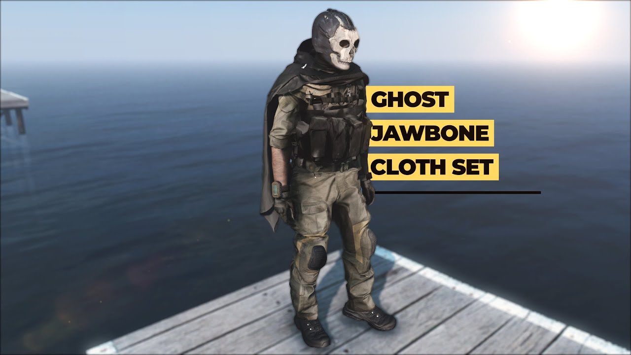 Ghost Jawbone Cloth Set for Dayz - YouTube