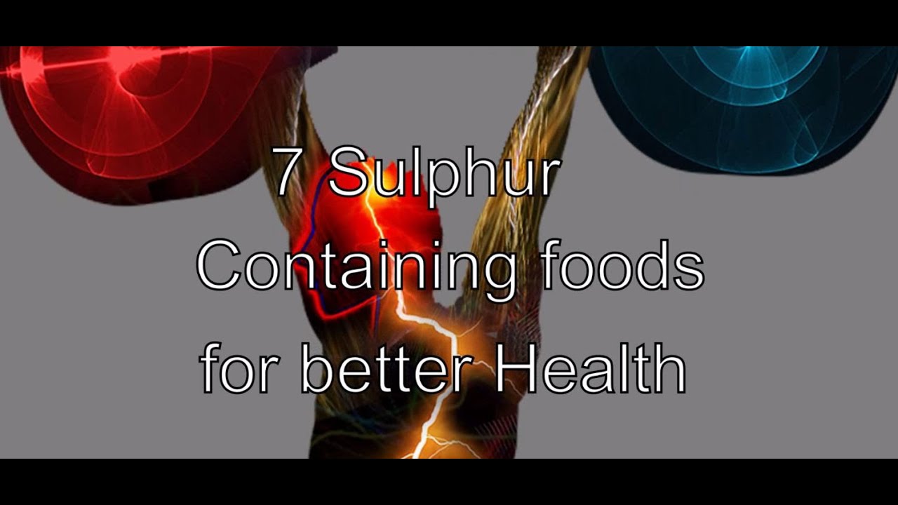 7 sulfur containing foods for better health - YouTube