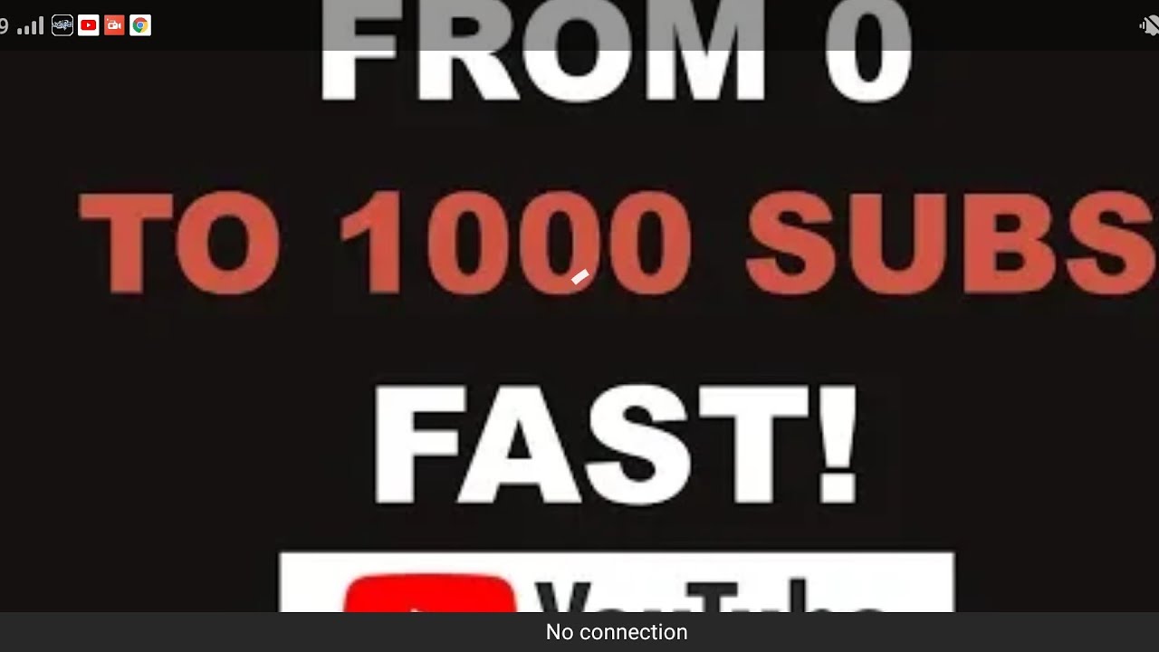 How to 0 subscribers to 1000 subscribers 4 days - YouTube