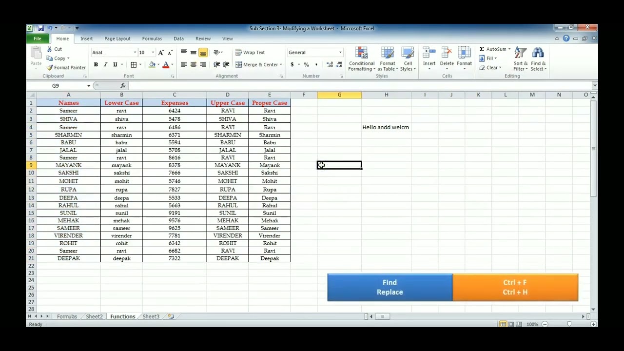 Earn money after MS Excel learning (E0105) Find Replace & Spell check. 👉So like and 🔥subscribe ...
