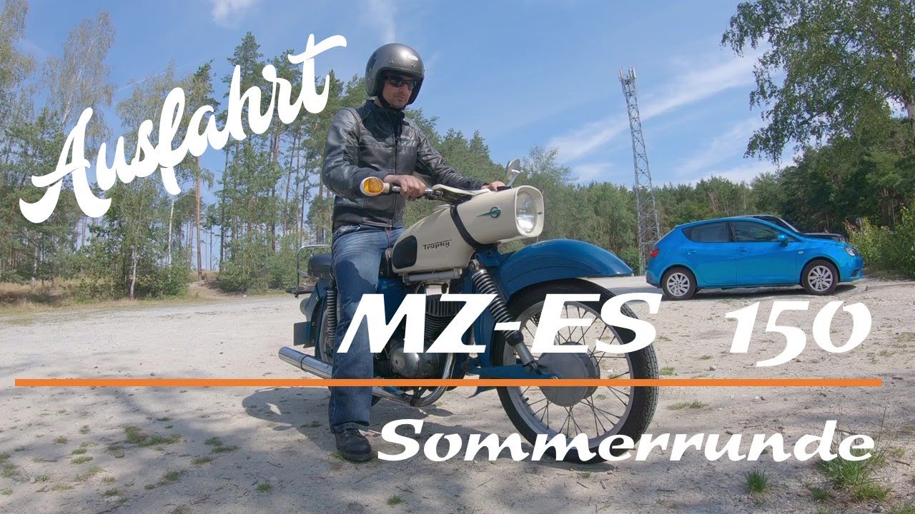 MZ ES 150 Trophy - Sommerrunde - YouTube