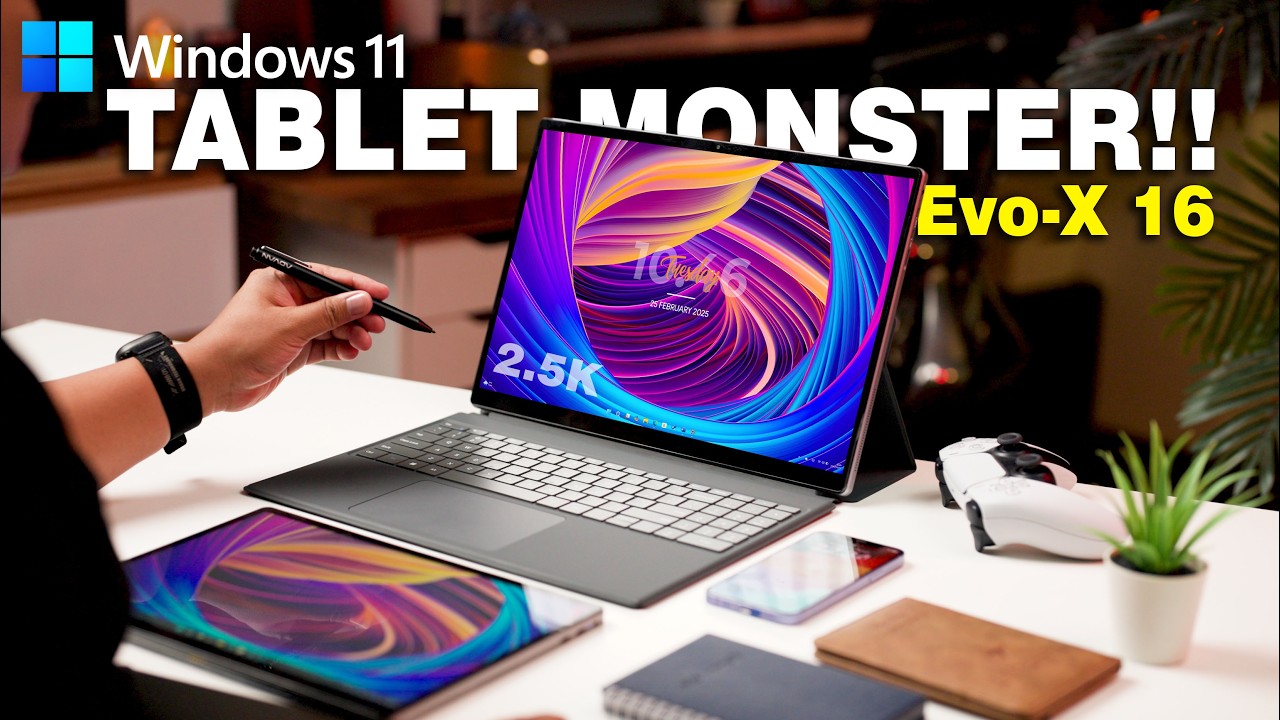Spek-nya KETERLALUAN‼️TABLET Windows ADVAN Evo-X 16 Inch Bisa Jadi ...