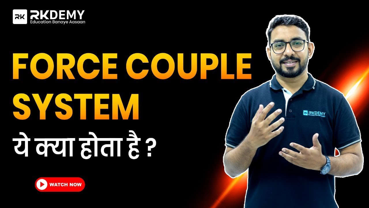 What is Force Couple System | Coplanar Force System | Engineering ...