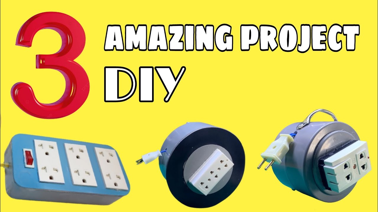 3 AMAZING Projects DIY With Electrical Outlet From PVC Pipe - YouTube