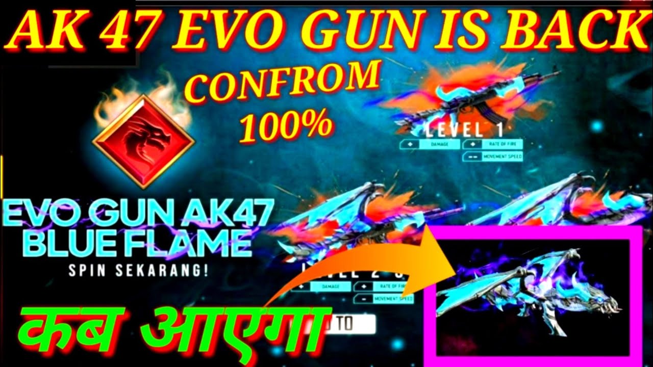 AK 47 EVO GUN IS BACK Ak 47 evo gun skin return evo gun ak 47 return ...