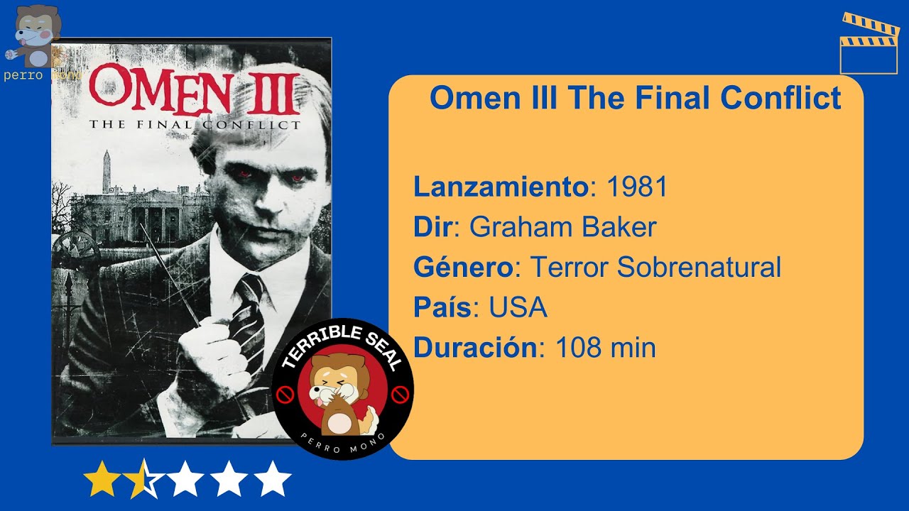 Reseña y Resumen Película: Omen 3 The Final Conflict (1981)/ La Profecía 3 El Conflicto Final ...