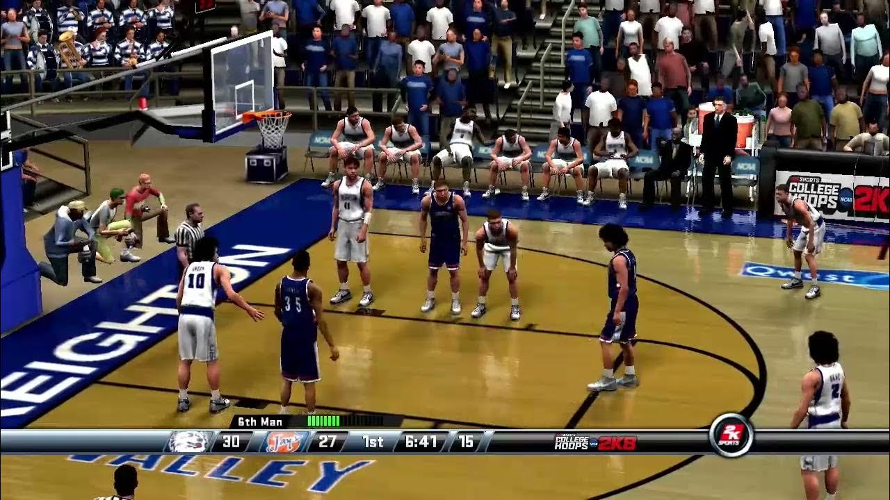 UCONN @ Creighton 2024-2025 Rosters Updated College Hoops NCAA 2K8 Gameplay - YouTube