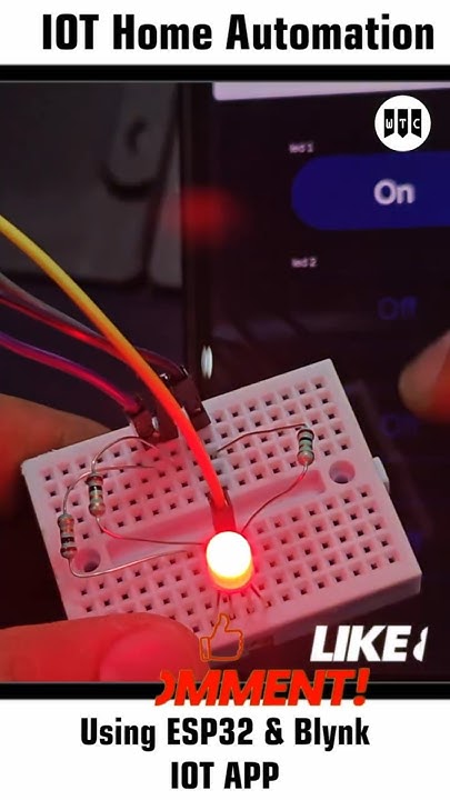 Control RGB Lights with ESP32 & Blynk App 🌐 | DIY Smart Home Automation! #learning #iot # ...
