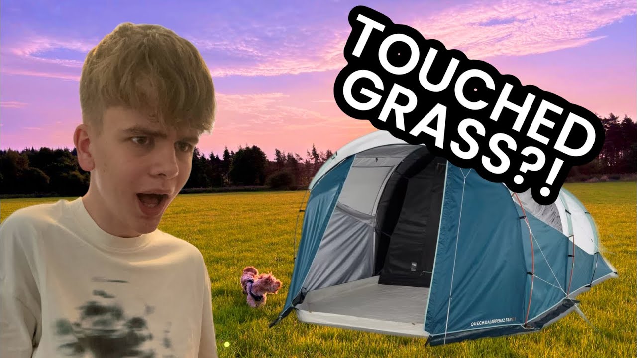 Minecraft Youtuber Goes Camping Camping Vlog Youtube