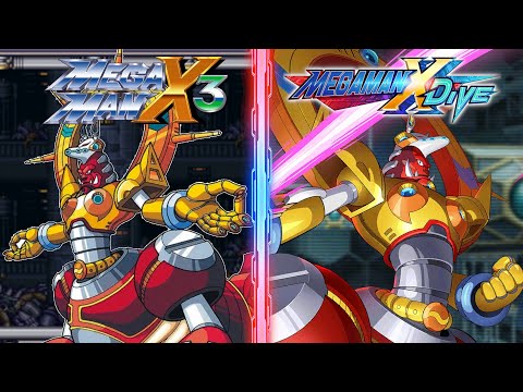 Godkarmachine O Inary Boss Comparison - Mega Man X DiVE