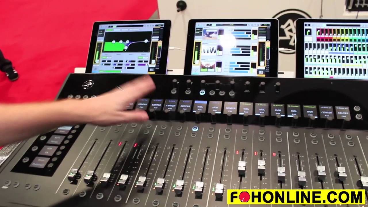 Mackie AXIS Digital Console - YouTube