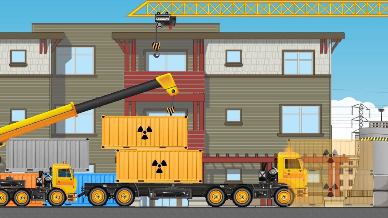 Fun construction game of excavator and truck Construction World 17 ...