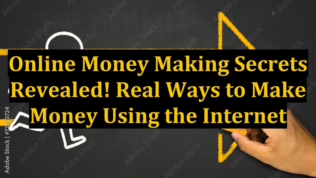 Online Money Making Secrets Revealed! Real Ways to Make Money Using the ...