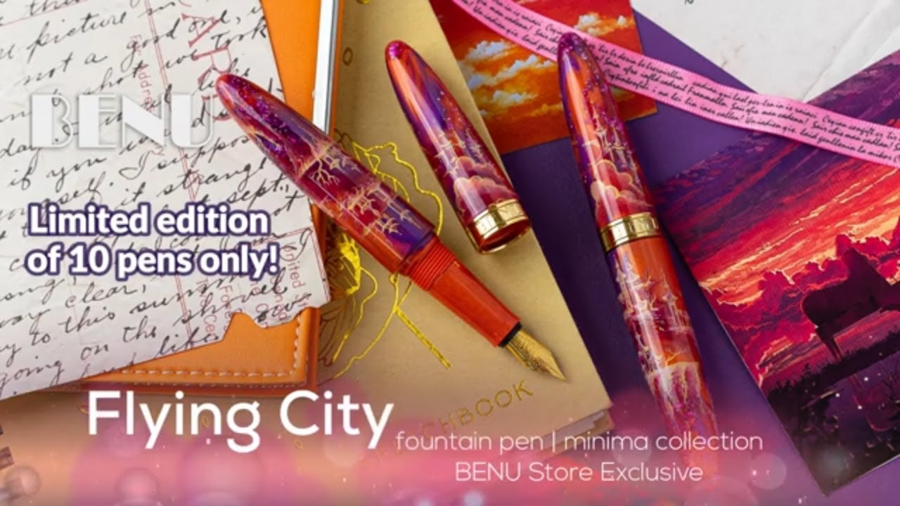 Flying City | Fountain pen | BENU Store Exclusive - YouTube